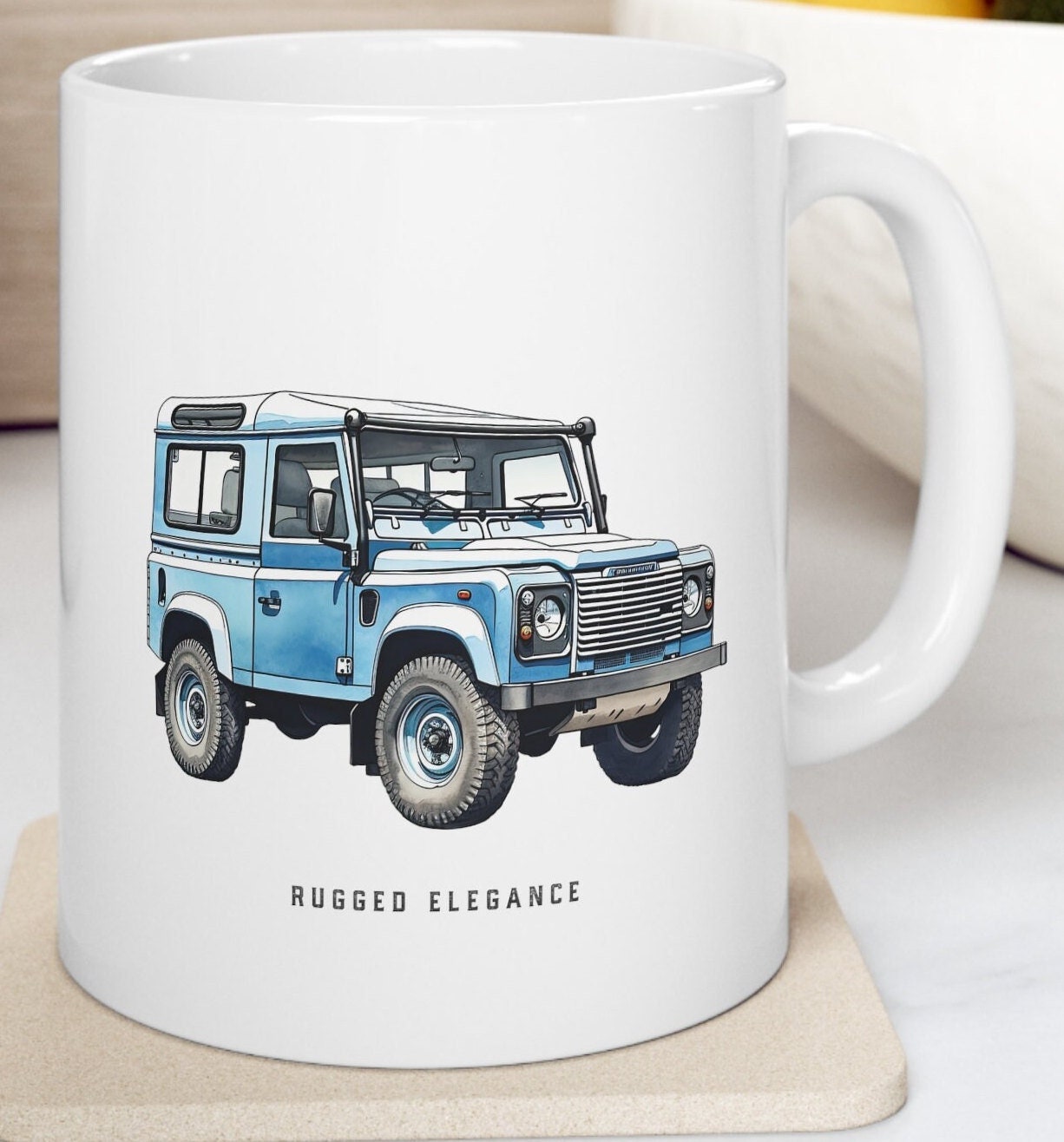 Vintage Land Rover Defender 90 Mug - Adventure-ready Drinkware for ...