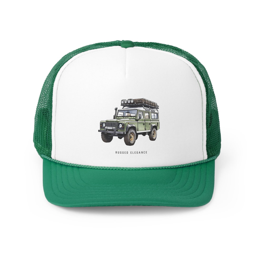 Vintage Land Rover Defender Trucker Hat - Classic Off-road Adventure ...