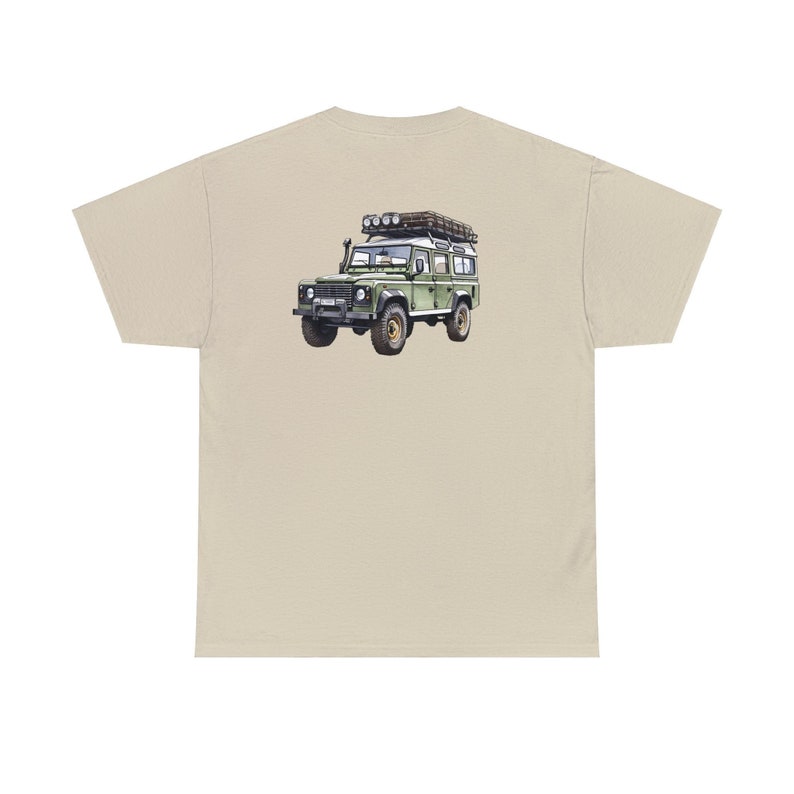 Vintage Land Rover Defender 110 T-shirt - Classic Off-road Adventure ...