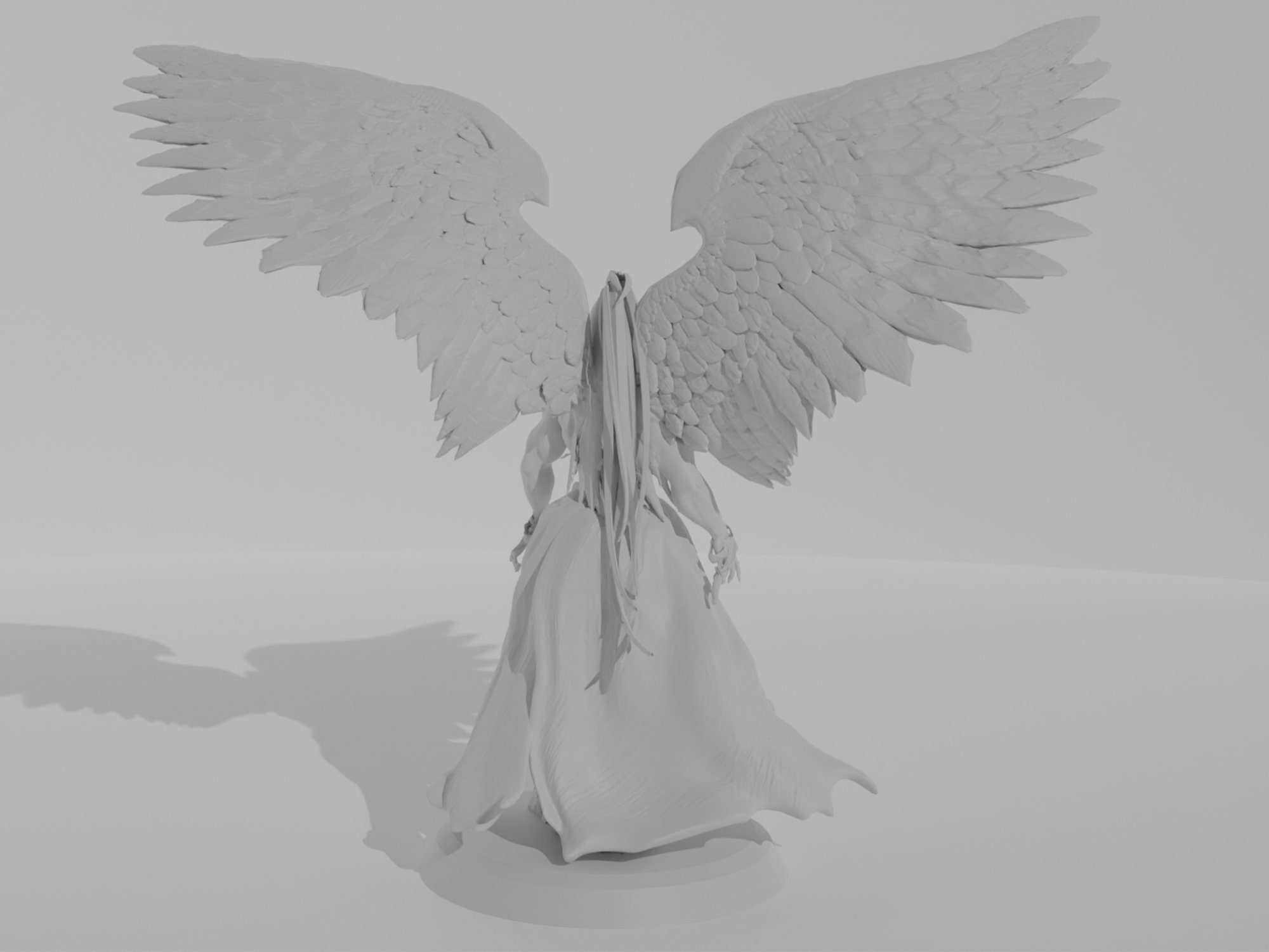 Angel Monk Miniature - Etsy