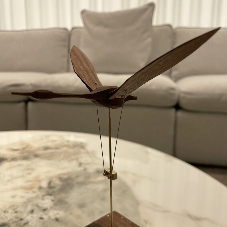 Wooden Swan, Automata Sw, Ornament, Bird Figurine, Wood Art, Statue ...