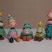Christmas Elf Set Christmas Gift, Wood Figurine, Wood Carving, Wood Art ...