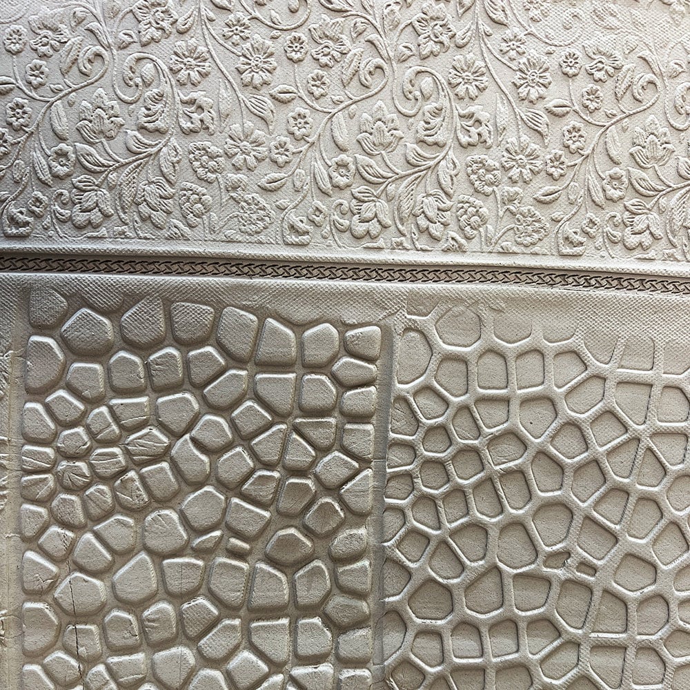 135mm STONE Voronoi Clay Pottery Texture Roller Repeatable Pattern - Etsy