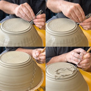 Pottery Wheel Banding Ring Profiler Set: 6 Profile Sizes - Etsy