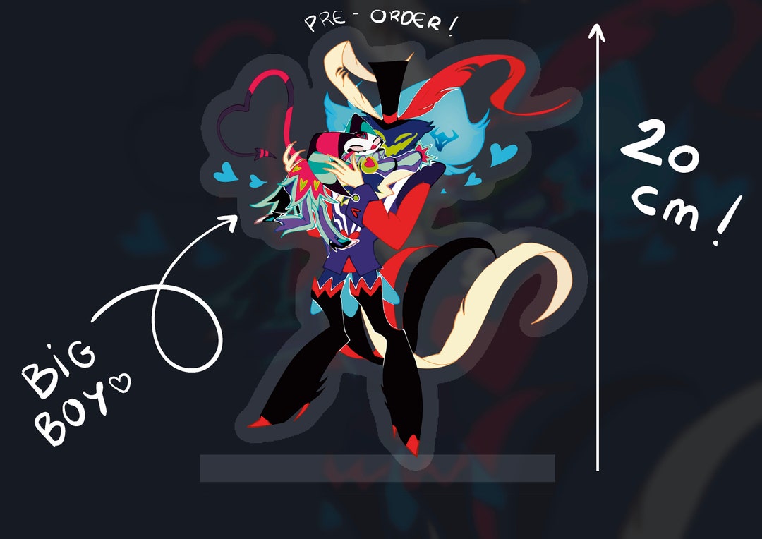 PO Helluva Boss Fizzmodeus eternal Smile 20CM Standee - Etsy