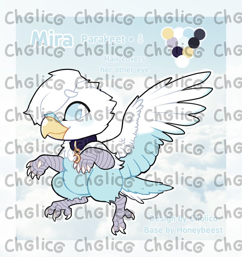 Bird Furry Adoptable honeybeest Base - Etsy