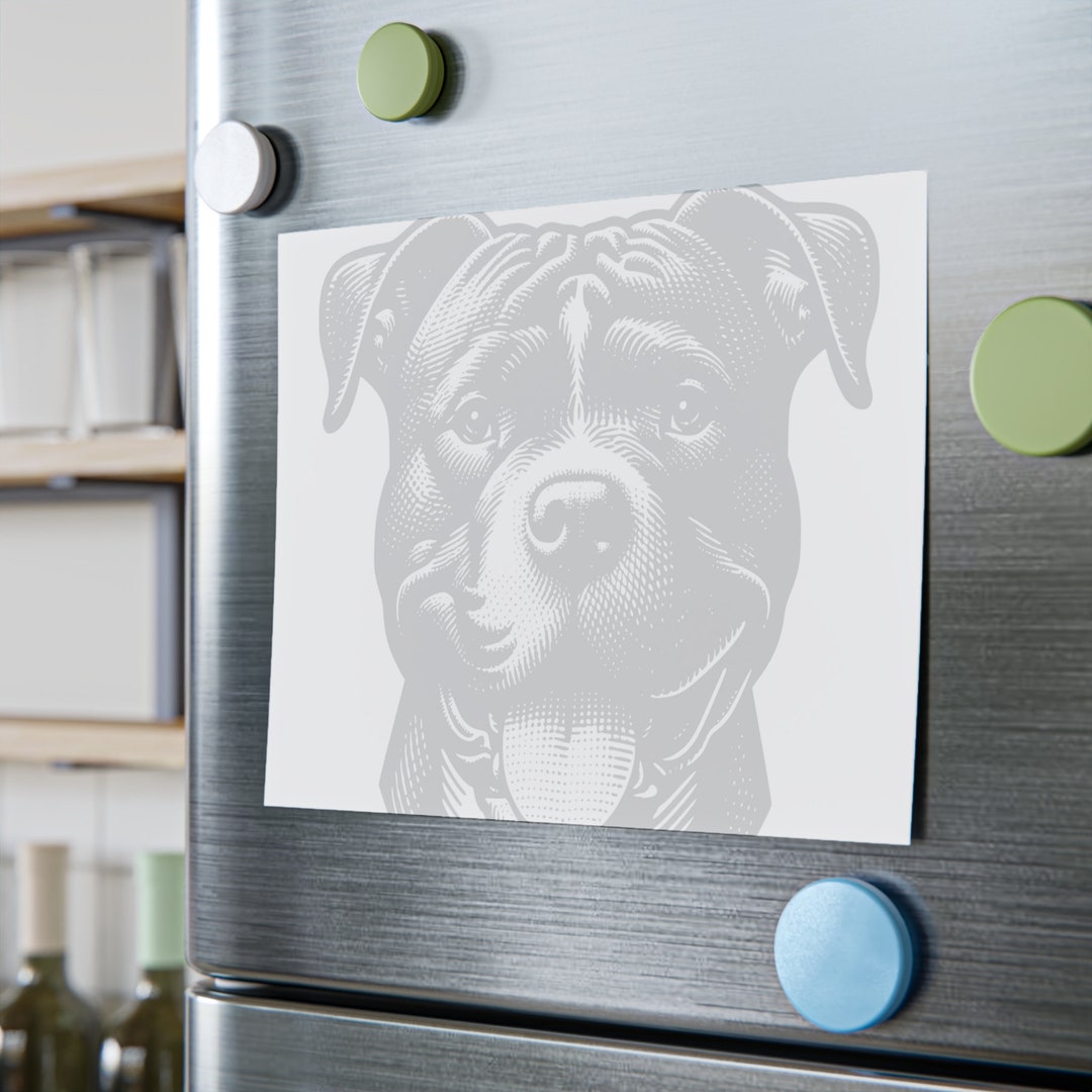 Pitbull Paws & Paper: Customizable Shadow Face Post-it Notes for Your ...