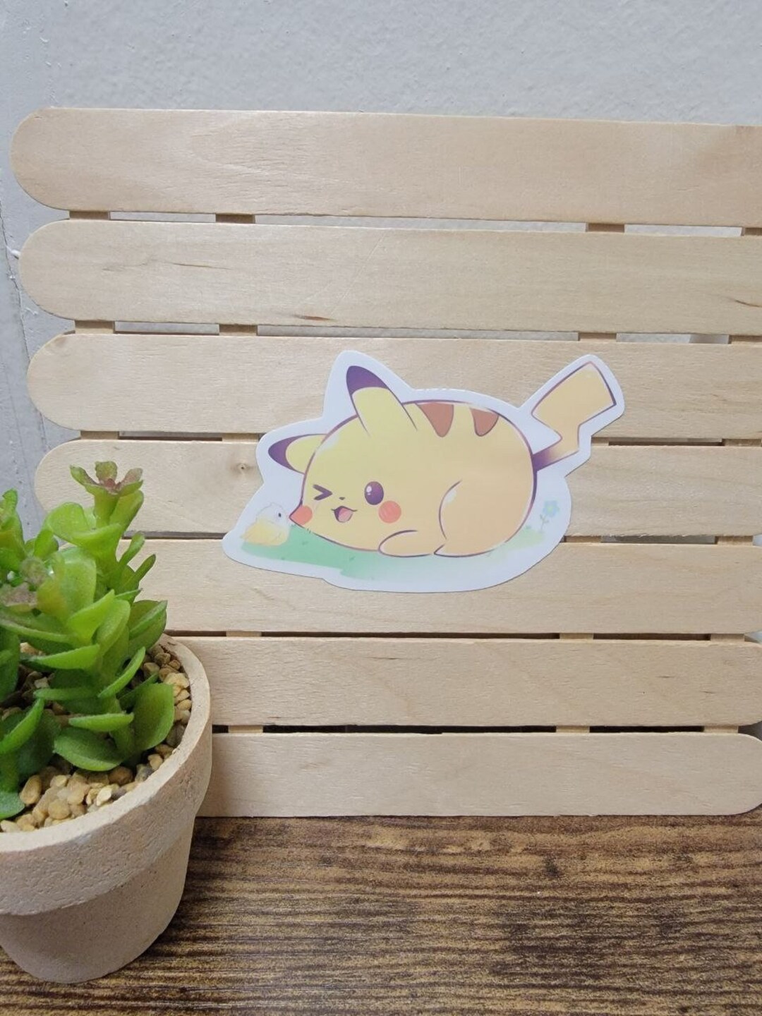 Cute Pikachu Vinyl Sticker! - Etsy