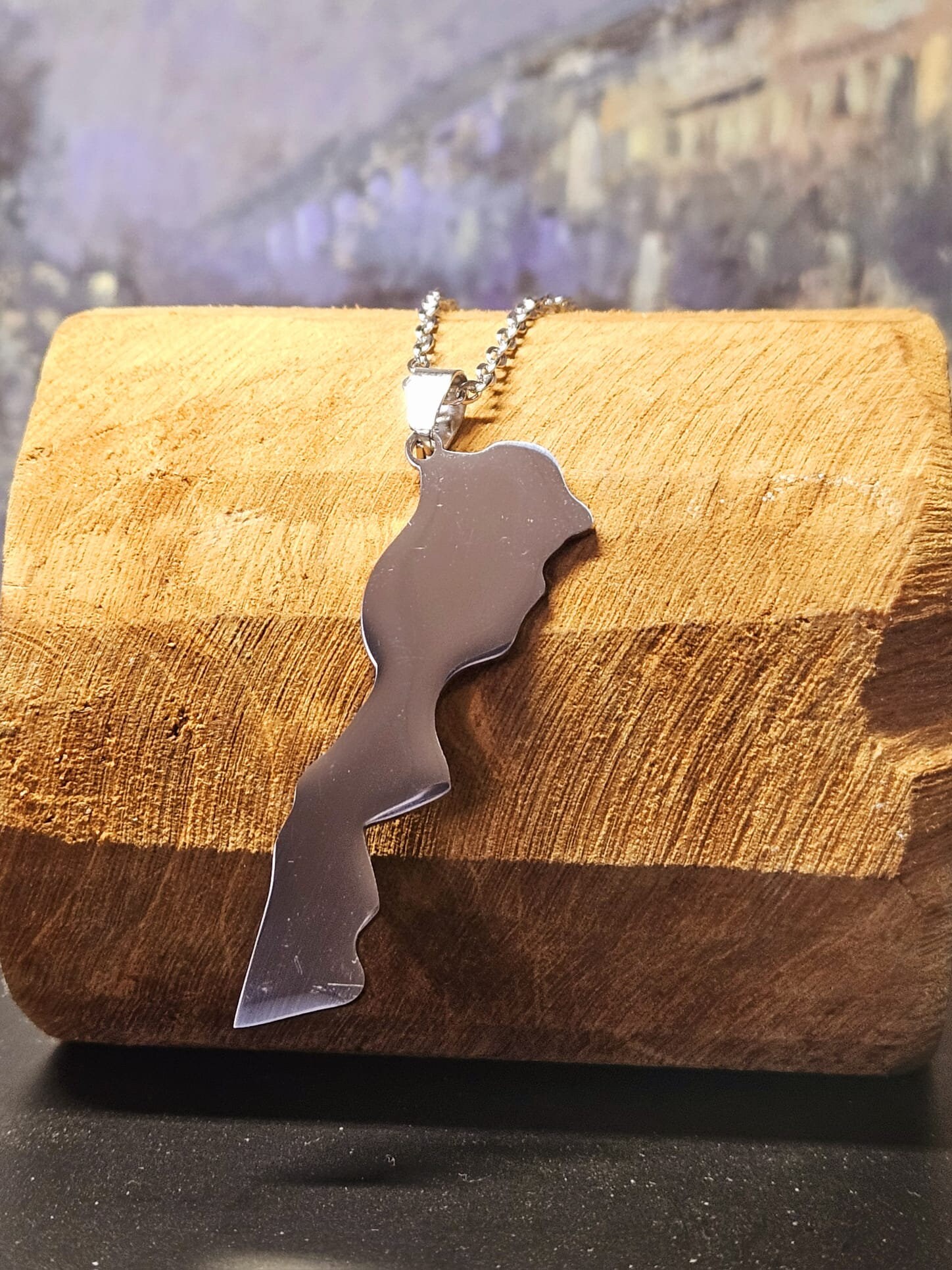 Morocco Necklace Map Country Outline Gold Plated / Silver Unisex ...