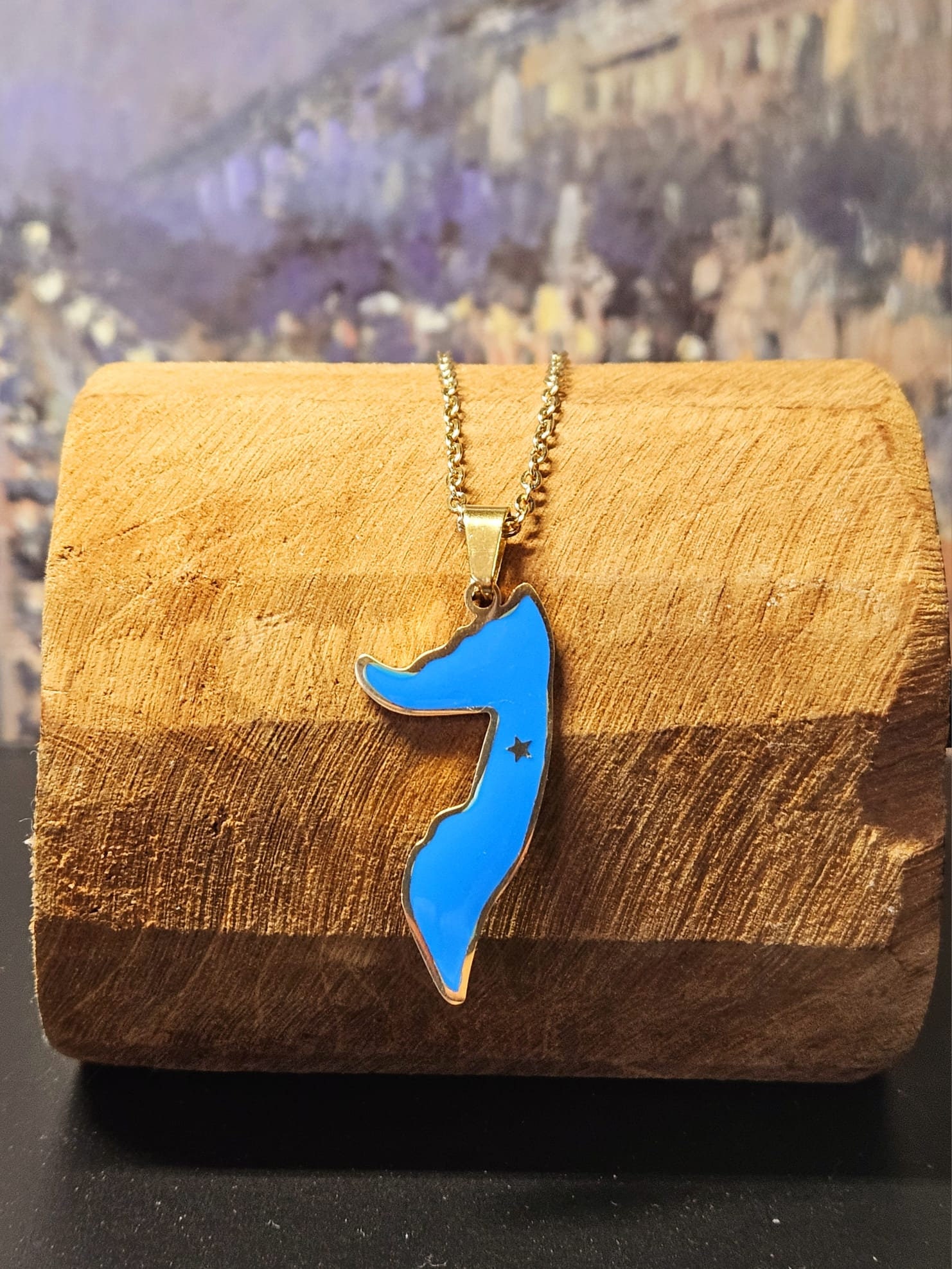 Somalia Necklace Pendant Country Outline With Flag Gold Plated / Silver ...