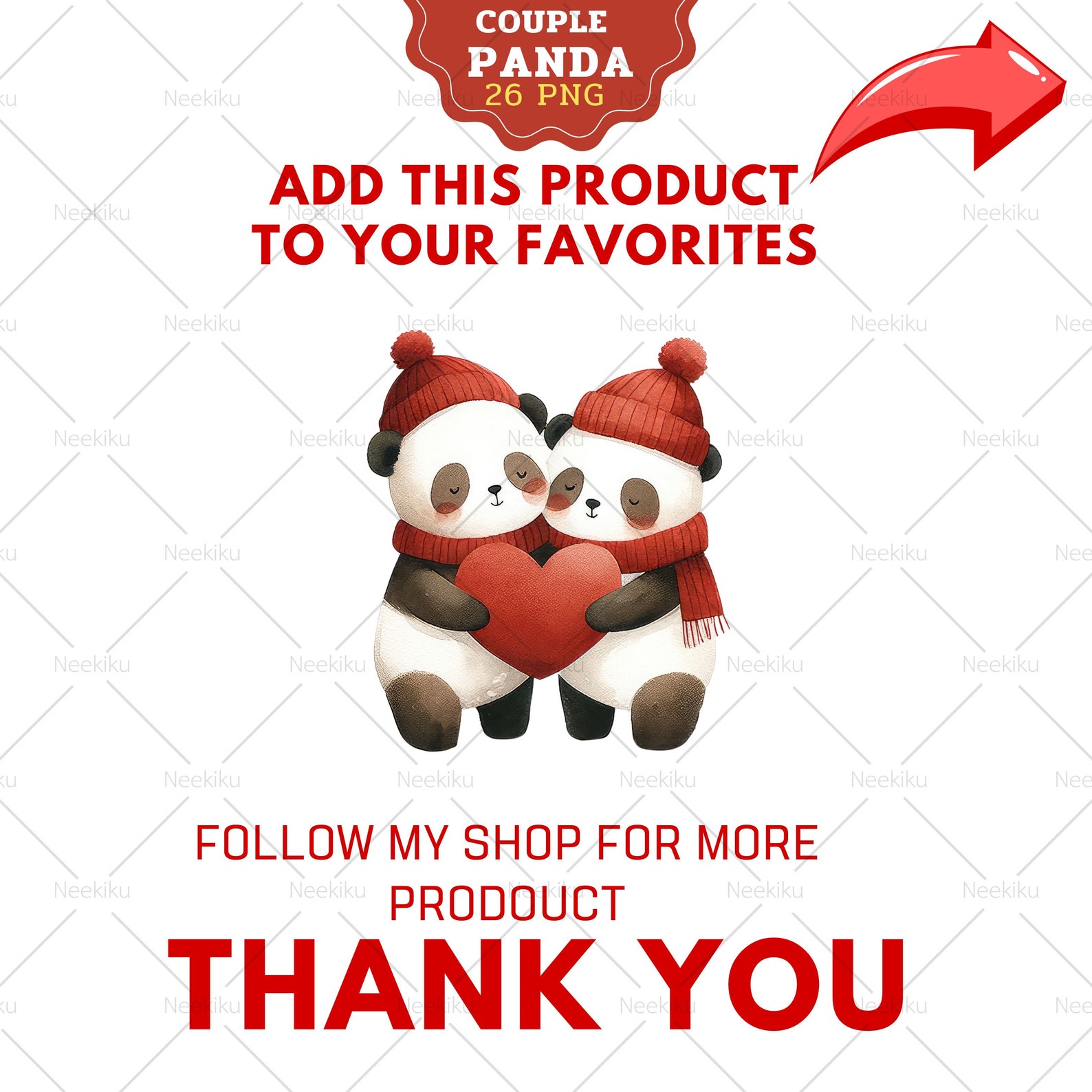 Valentine Cute Panda Clipart, Valentine Panda Clipart, Love Clipart ...