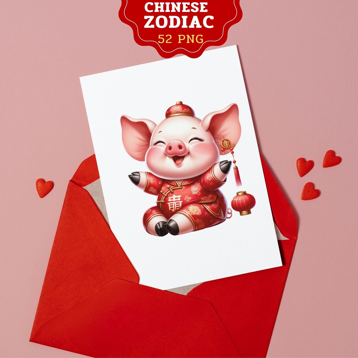 Chinese Zodiac Watercolor Clipart, Animal Signs China, Chinese New Year ...