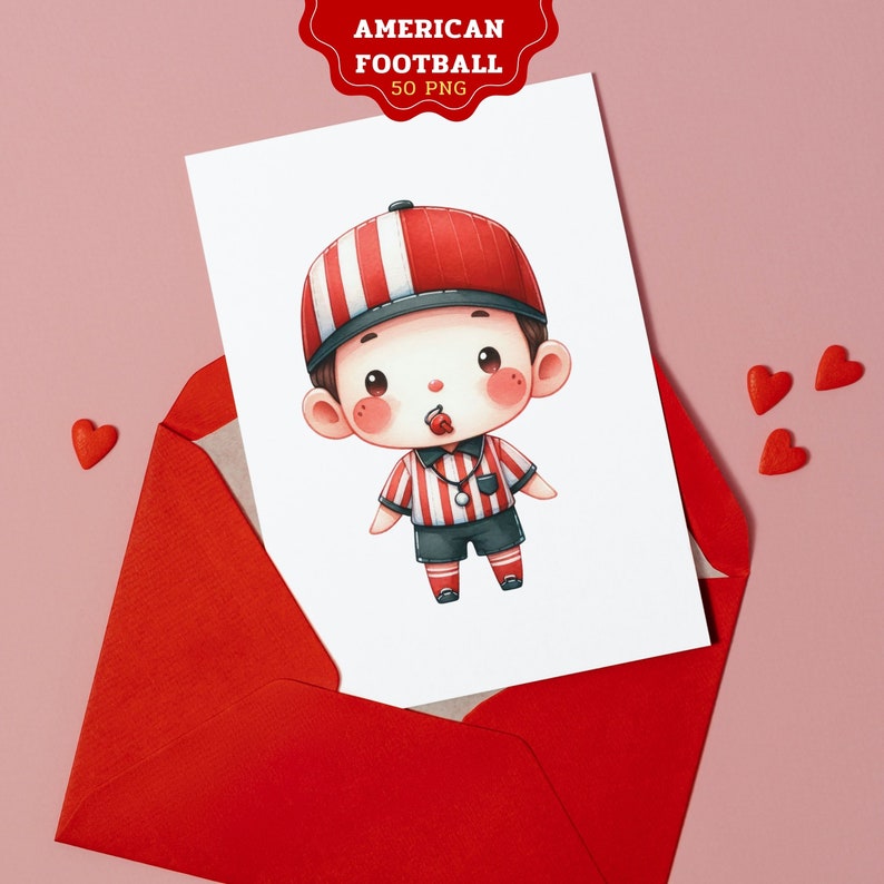 Cute Watercolor American Football Png, Cute Sports Illustrations ...