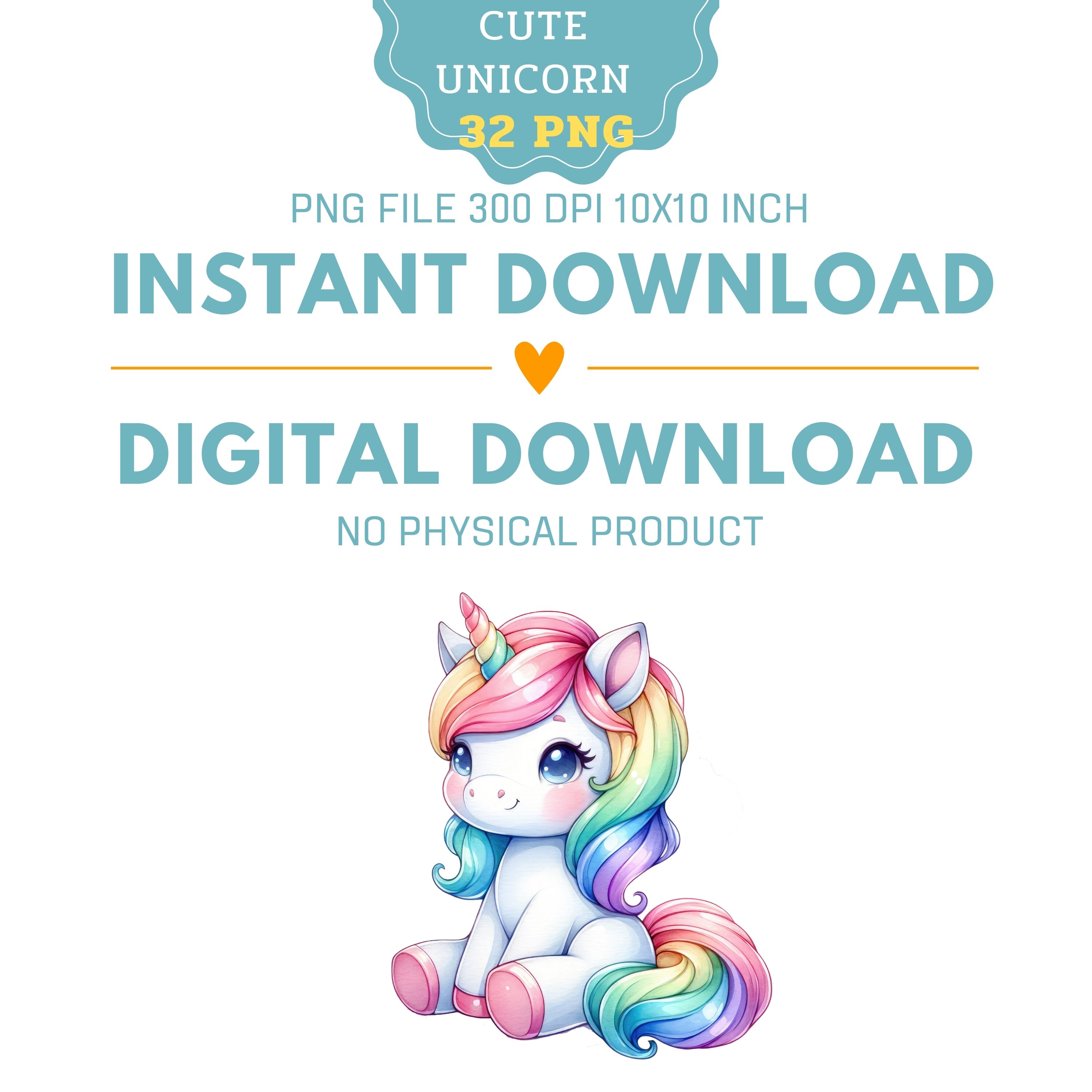 Cute Unicorn Clipart, Unicorn Png, Unicorn Clipart, Unicorn Birthday ...