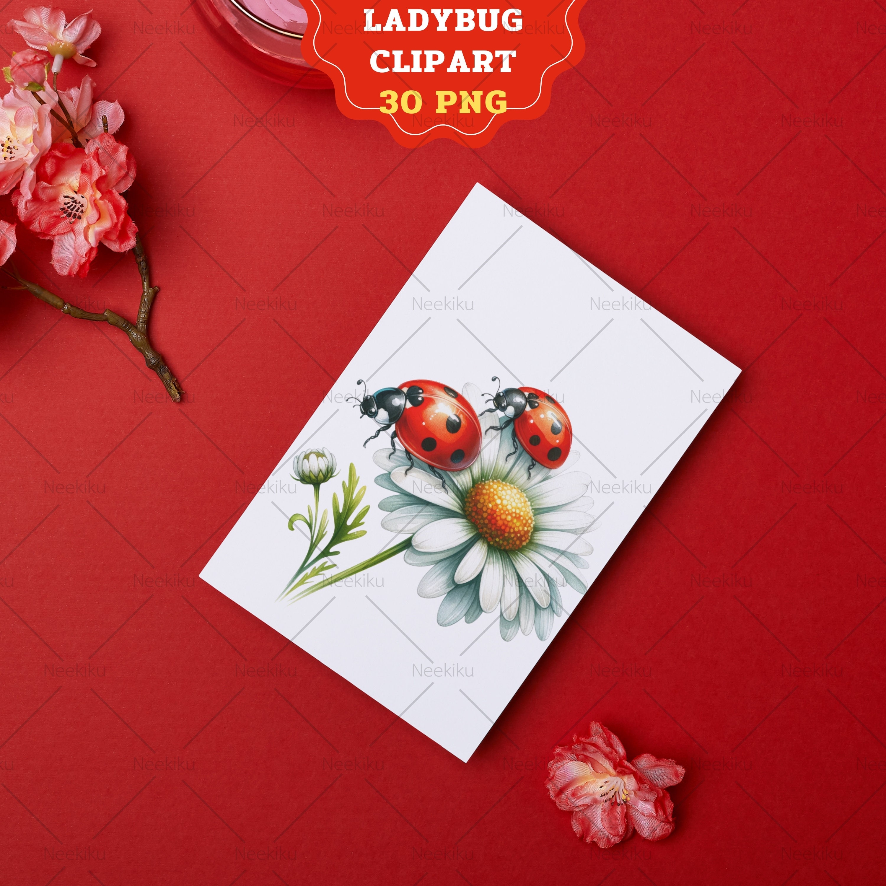 Ladybug Clipart, Cute Ladybug Png, Bug Clipart, Love Bug Clipart ...