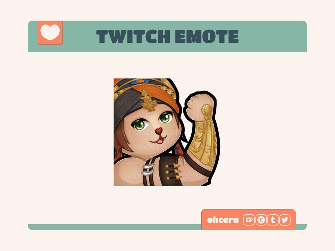 FFXIV Wuk Lamat Flex Emote || 1 Static Emote for Twitch / Youtube ...