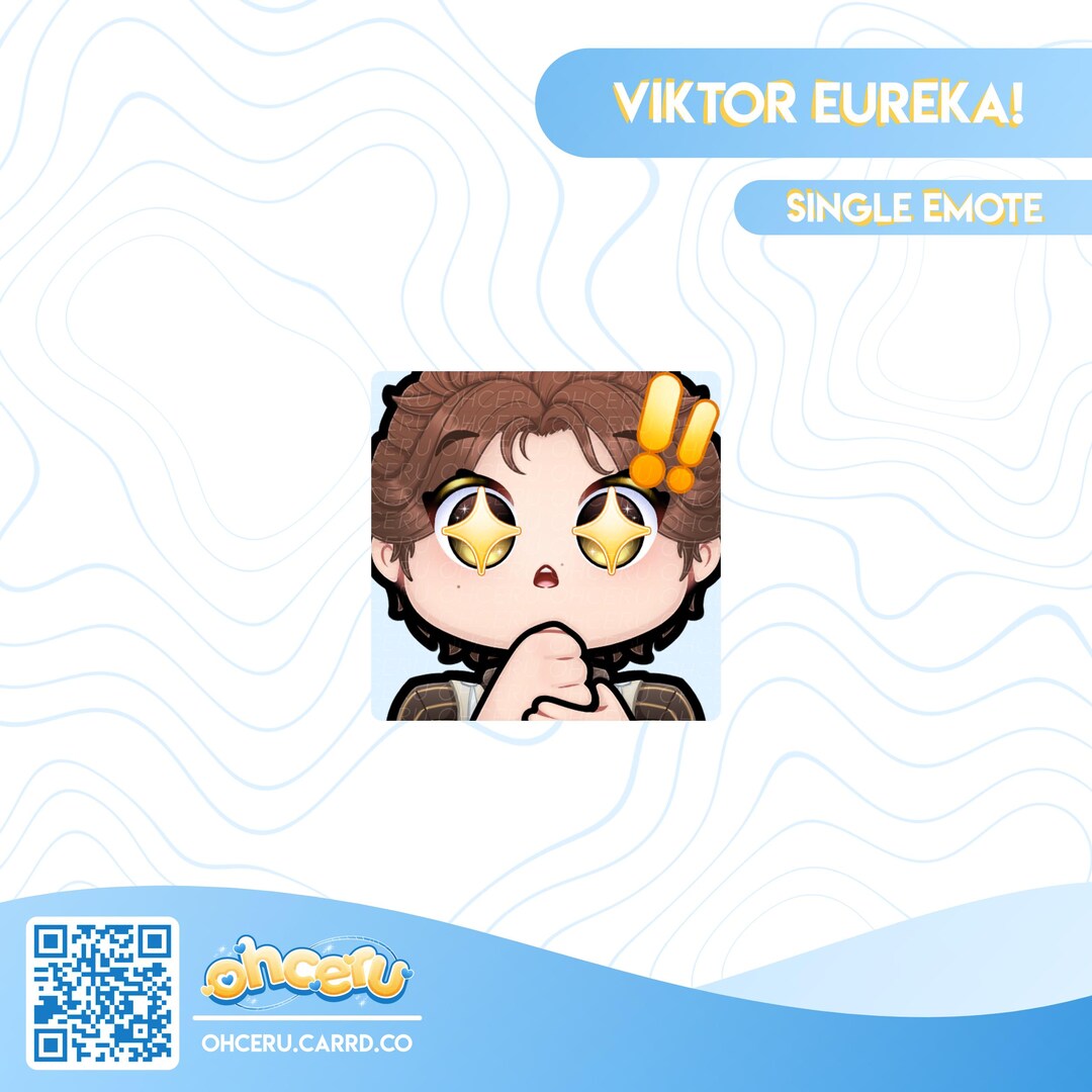 Arcane Viktor Eureka! Emote || 1 Static Emote for Twitch / Youtube ...
