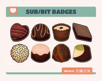 Chocolate Twitch Discord Vtube Pngtube Candy Sweets Assets Bits Sub ...