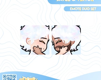 Arcane Jayvik Forehead Touch Emote Set || 2 Static Emotes for Twitch ...