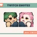 SK8 the Infinity Matchablossom Emote Set 2 Static Emotes for Twitch ...