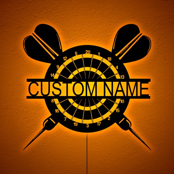 Dartboard Led Art - Etsy