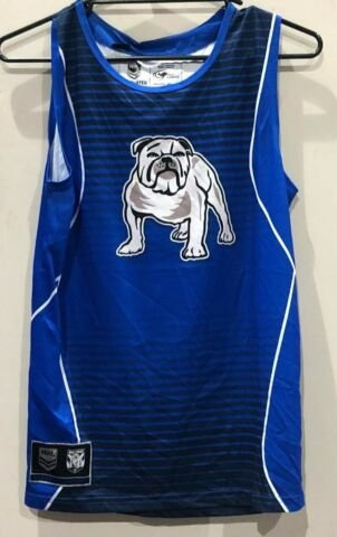 Bulldogs Nrl Rugby League Official Mens Singlet Small Size - Etsy