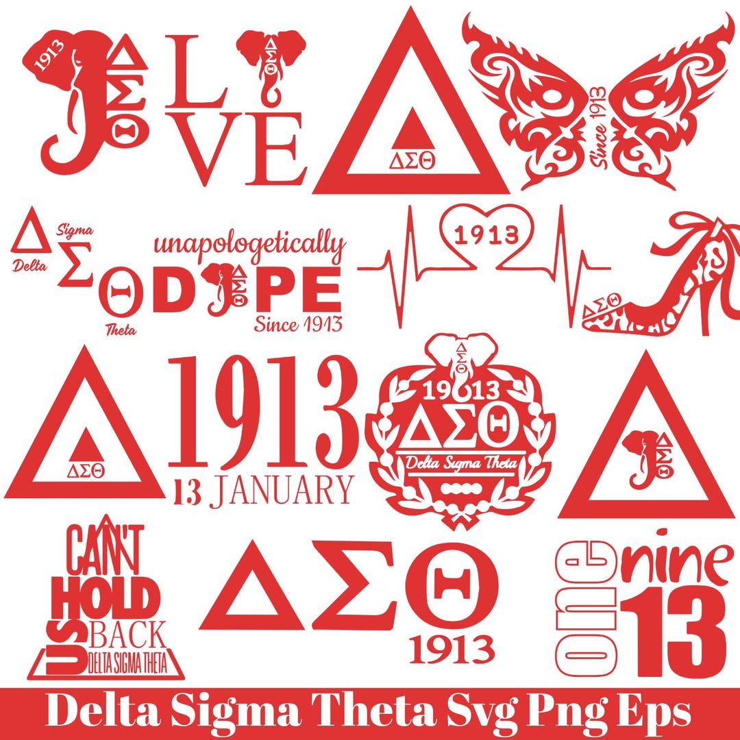 Delta Sigma Theta Svg,delta Sigma Theta Sign,dst 1913 Svg,delta Sigma ...