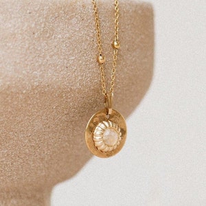 Elegant Gold Necklace Mesh Small Fine Golden Balls Real - Etsy