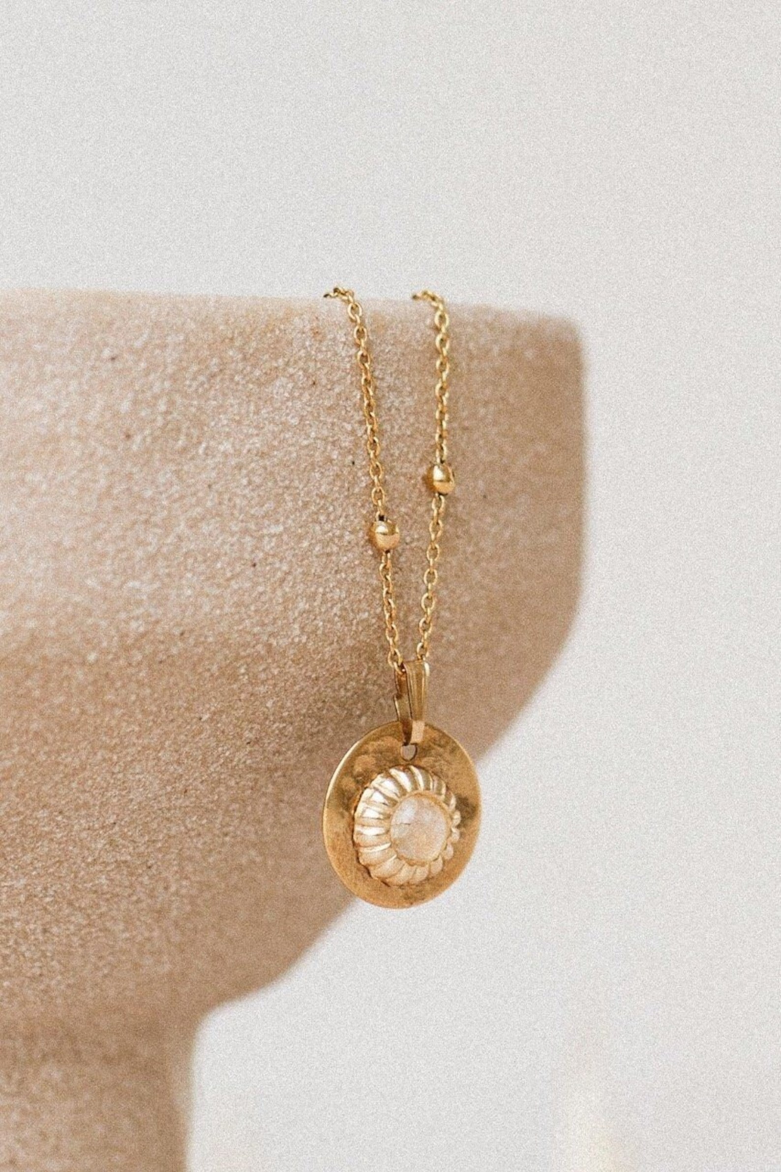 Elegant Gold Necklace Mesh Small Fine Golden Balls Real - Etsy