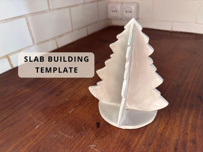 Christmas Tree Pottery Template: Instant Download (PDF Pattern) DIY ...