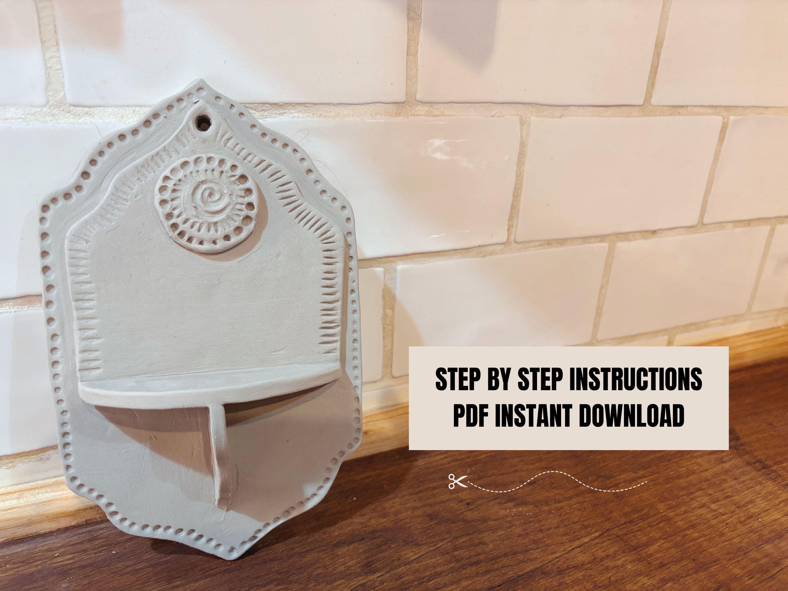 Ceramic Wall Altar Slab Building Template: Pottery Pattern (PDF Pattern ...