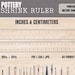 Pottery Shrink Ruler, Pottery Tool, Pottery Supplies - Etsy
