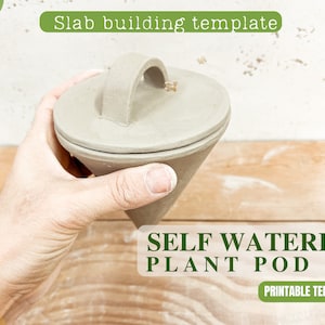 Oya Self Watering Pottery Template: Instant Download (PDF Pattern) - Etsy