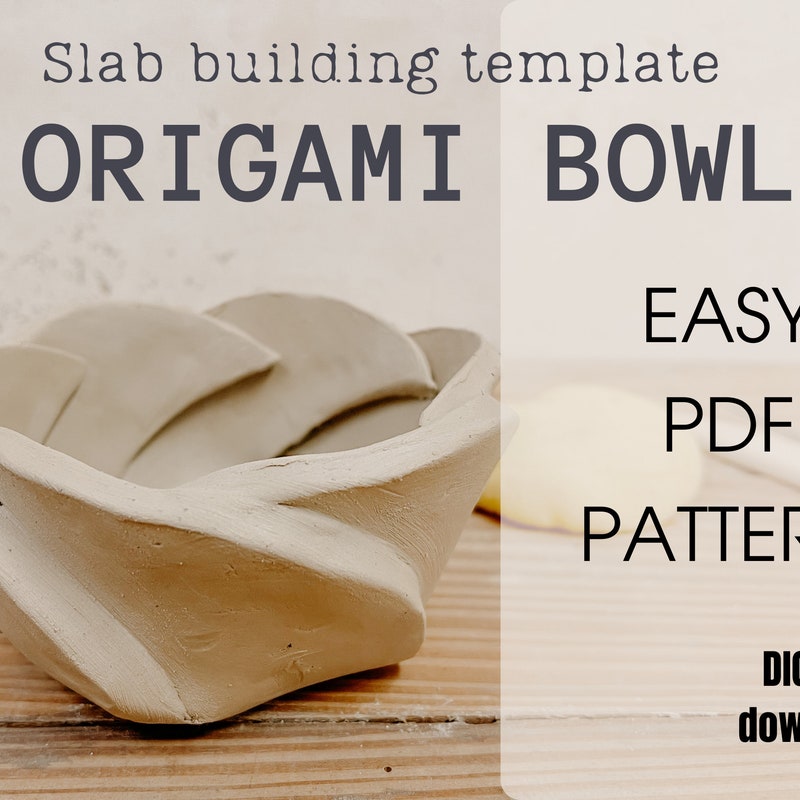 Origami Pottery Templates - Etsy