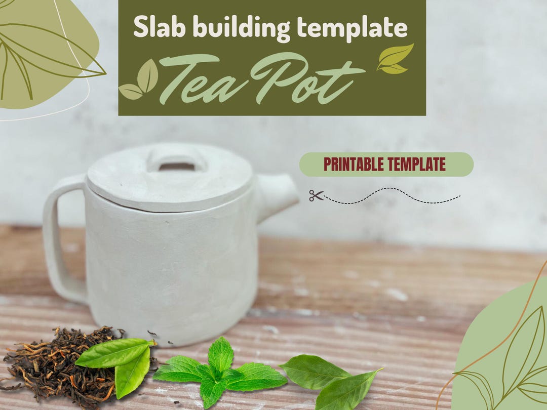 Ceramic Teapot Pottery Template, Pottery Tool, Tea Pot Ceramic Pattern ...