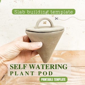 Oya Self Watering Pottery Template: Instant Download (PDF Pattern) - Etsy