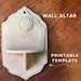 Ceramic Wall Altar Slab Building Template: Pottery Pattern (PDF Pattern ...