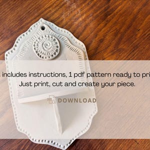 Ceramic Wall Altar Slab Building Template: Pottery Pattern (PDF Pattern ...