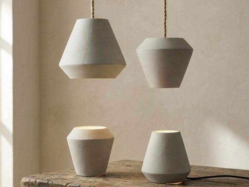 Ceramic Lamp Pottery Template: DIY Slab Building (PDF Pattern) - Etsy