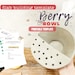 Berry Bowl Pottery Template: Ceramic Colander Slab Building (PDF ...