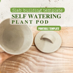 Oya Self Watering Pottery Template: Instant Download (PDF Pattern) - Etsy