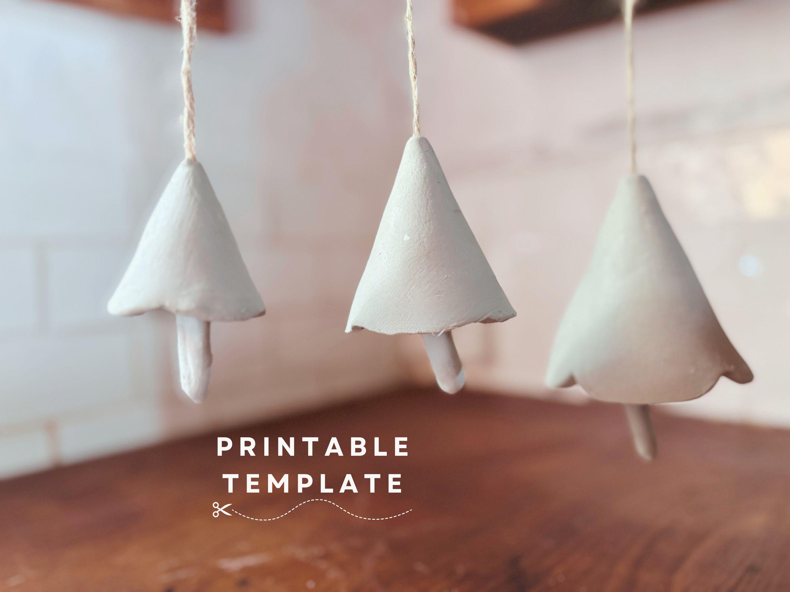Christmas Bells Pottery Template: DIY Ceramic Pattern (PDF Pattern) - Etsy