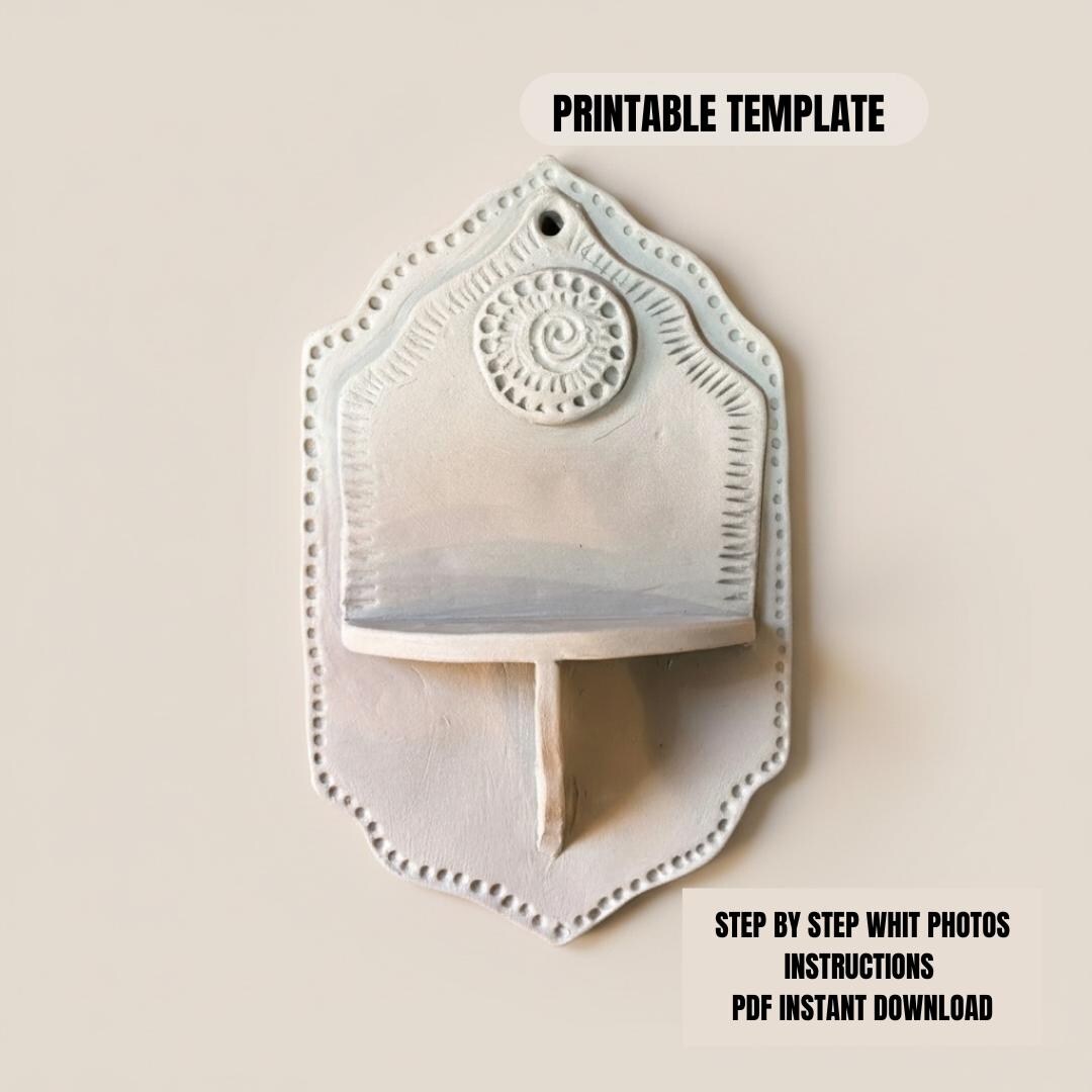 Ceramic Wall Altar Pottery Template: Slab Building Template (PDF ...