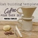 Pottery Pour Over Coffee Set Template: Slab Building Pattern (PDF ...