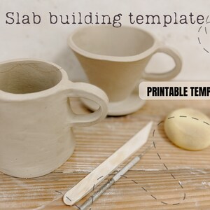 Pottery Pour Over Coffee Set Template: Slab Building Pattern (PDF ...