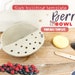 Berry Bowl Pottery Template: Ceramic Colander Slab Building (PDF ...