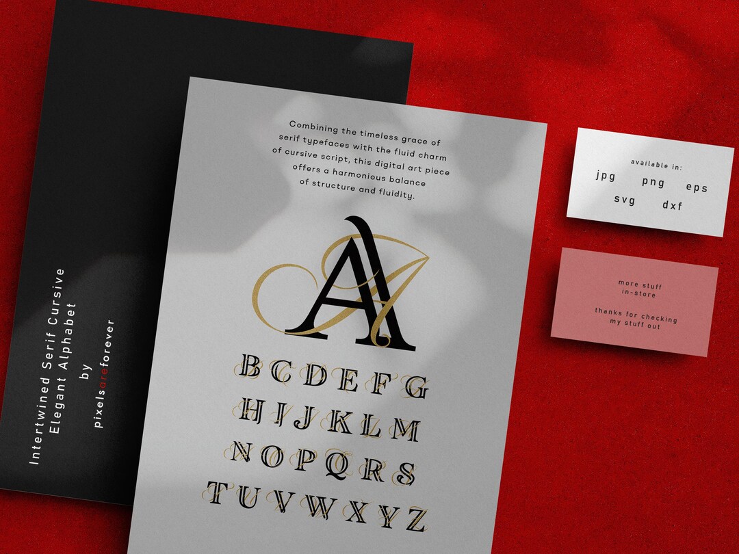 Wedding Alphabet PNG Beautiful Letters Clipart Mongoram SVG 2 Style ...