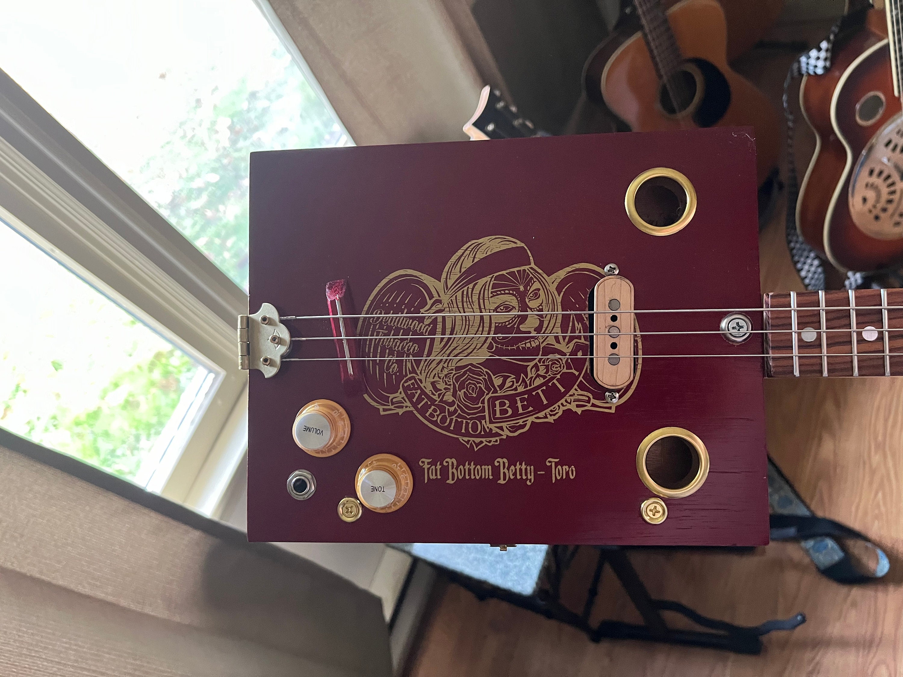 3 String Cigar Box Guitar - Etsy