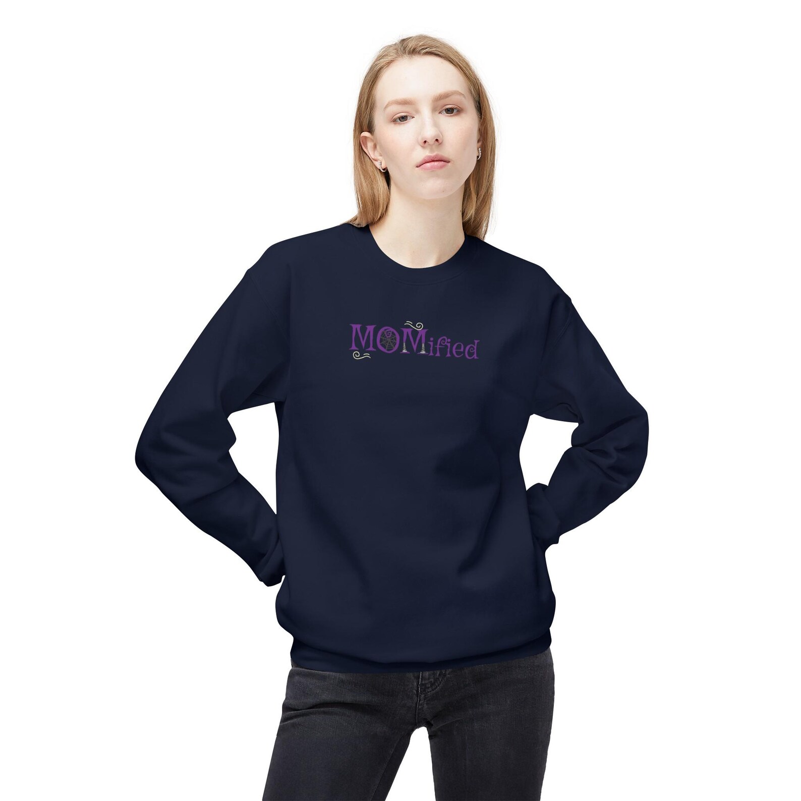 Momified, Mom, Mummified, Spooky Halloween Women's Cropped Fleece ...