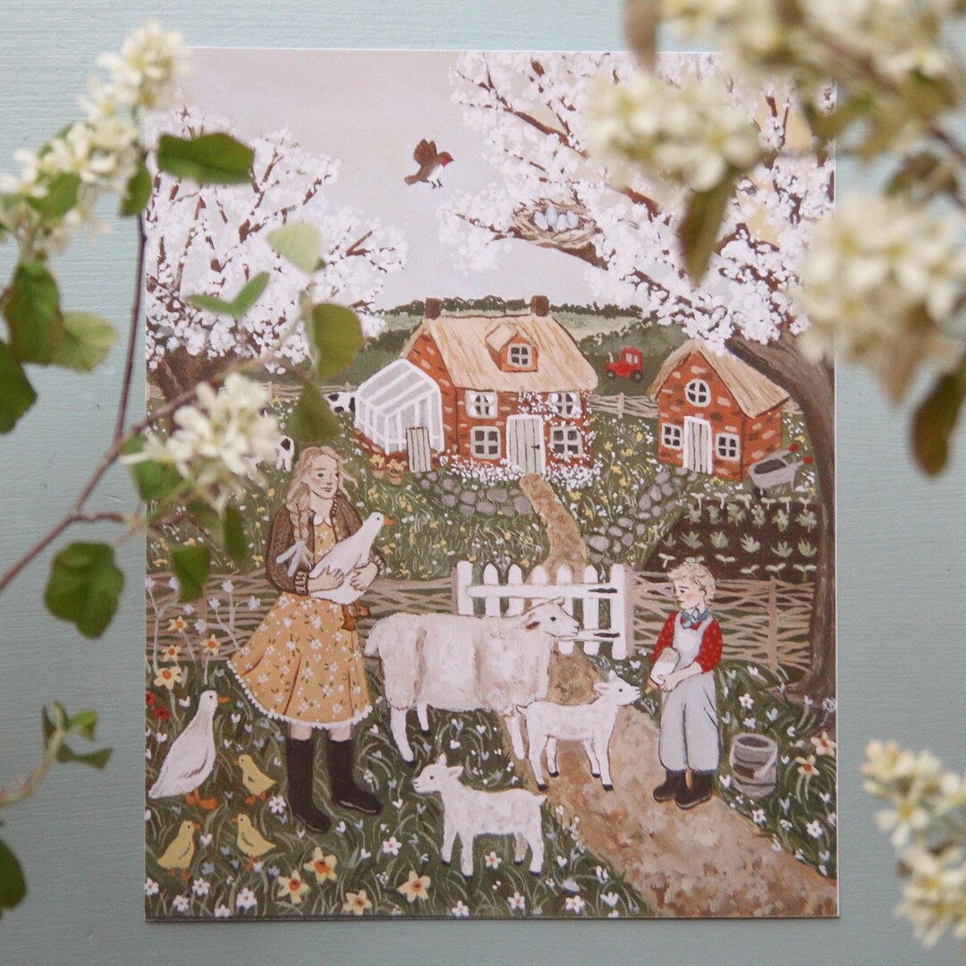 Spring at Gooseberry Farm - Etsy